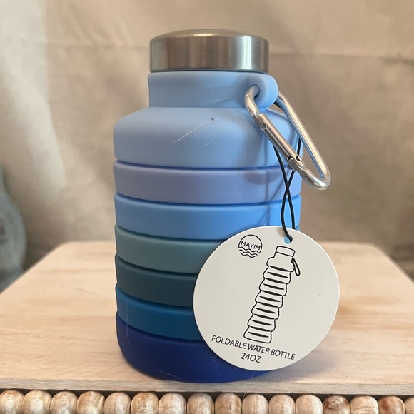 Mayim | Kitchen | Mayim Sport Silicone Portable Foldable Water Bottle ...